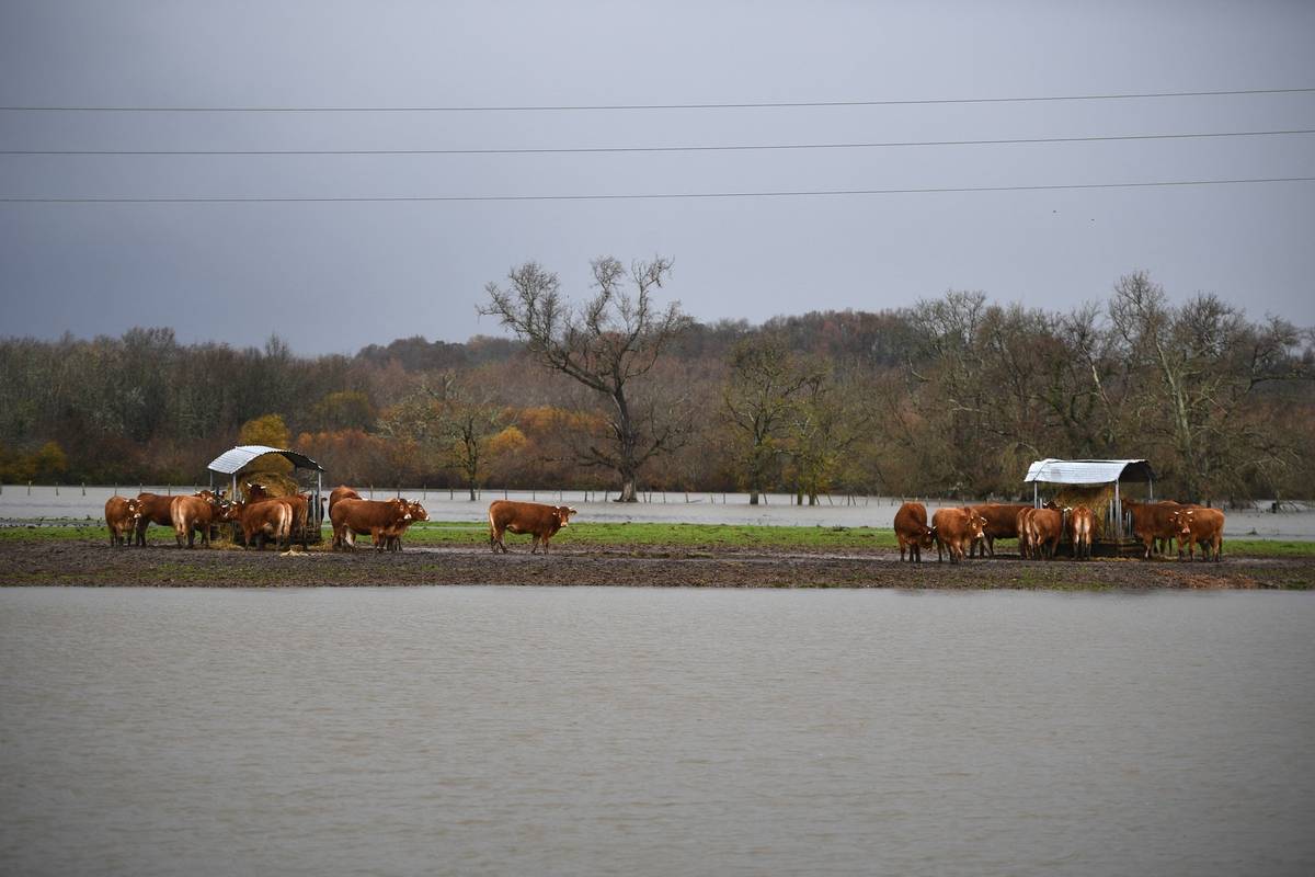 Foto: Fotky z Francie: Povodně zaplavily okolí světoznámých jeskyní
