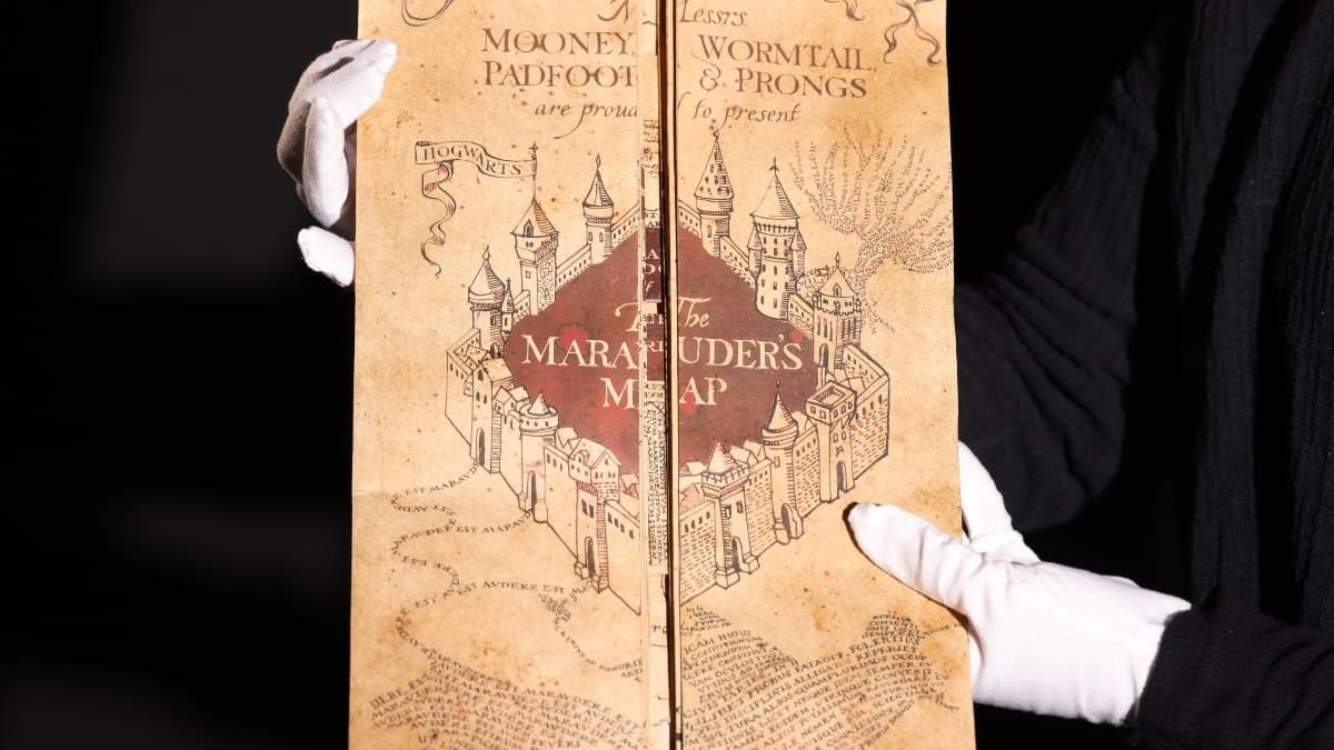 Harry Potter, Pobertův plánek, aukční rekord