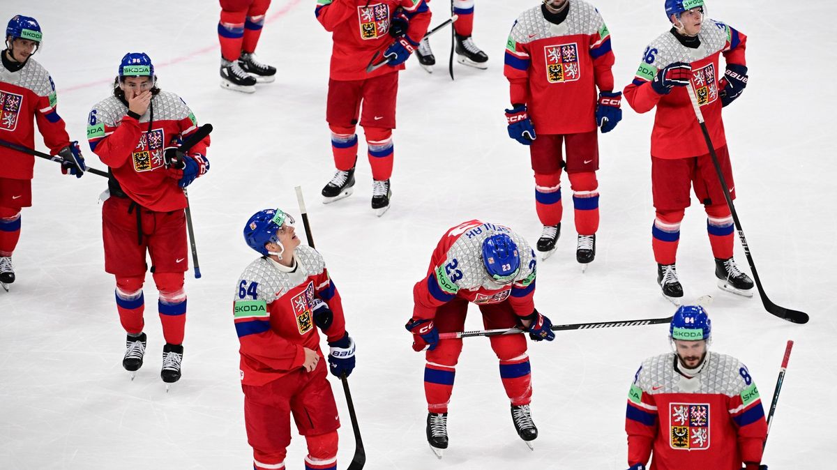 MS v hokeji 2025: Češi prohráli ve čtvrtfinále se Švédskem