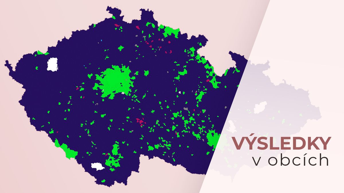 Výsledky voleb 2025: Podrobná mapa podle obcí