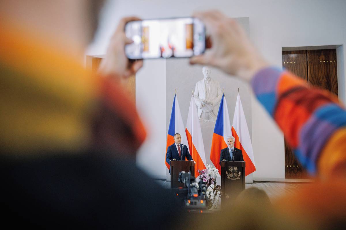 Foto: Fotky: Nawrocki jednal s Pavlem, dotazu na Trumpa a mírový plán ...